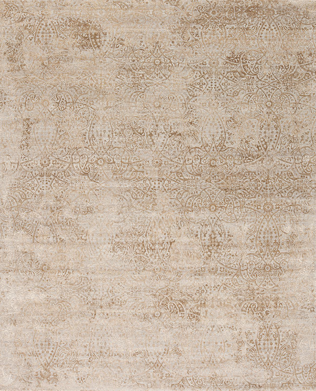 Amour Reserve Wool & Silk - Triumph, Beige - Samad Rugs